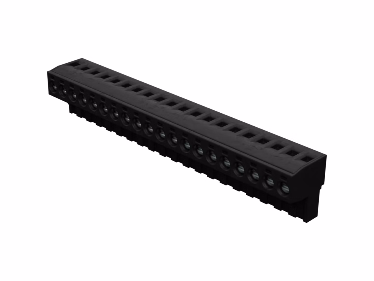 5.08mm Pitch Eurostyle Horizontal Plug, with Reverse Imprinting, Gold (Au) Plated, Black, 20 Circuits for sale