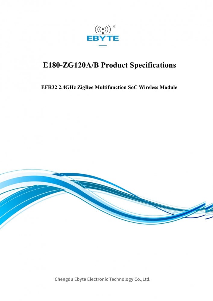 E180-ZG120B datasheet page 1