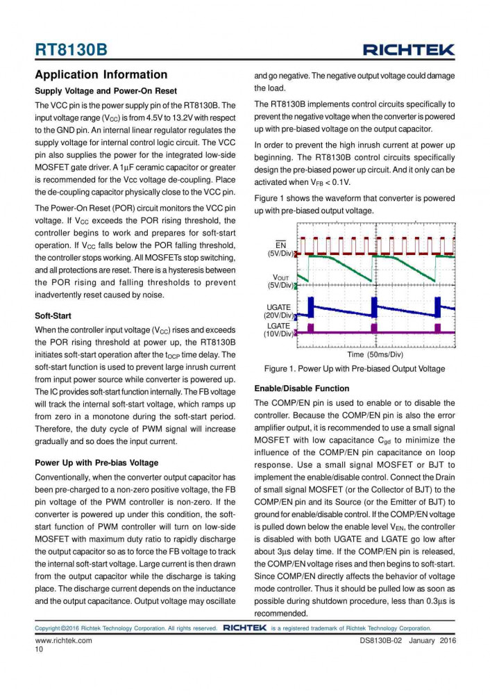 RT8130B datasheet page 10