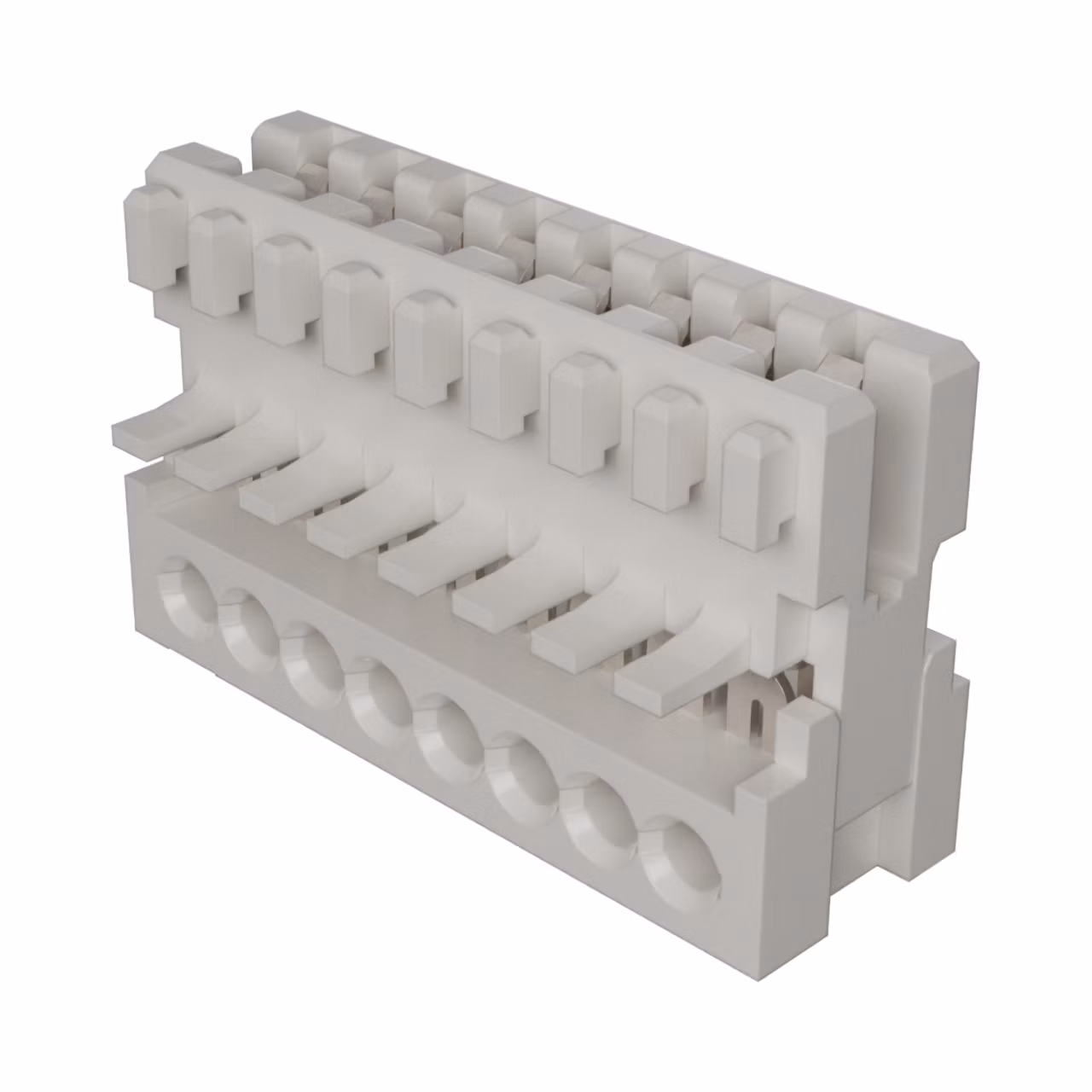 Appli-Mate RAST 2.5 IDT Housing, 2.50mm Pitch, Direct/Indirect, Female, 8 Circuits, All Position Keys, Black Color Stripe for sale