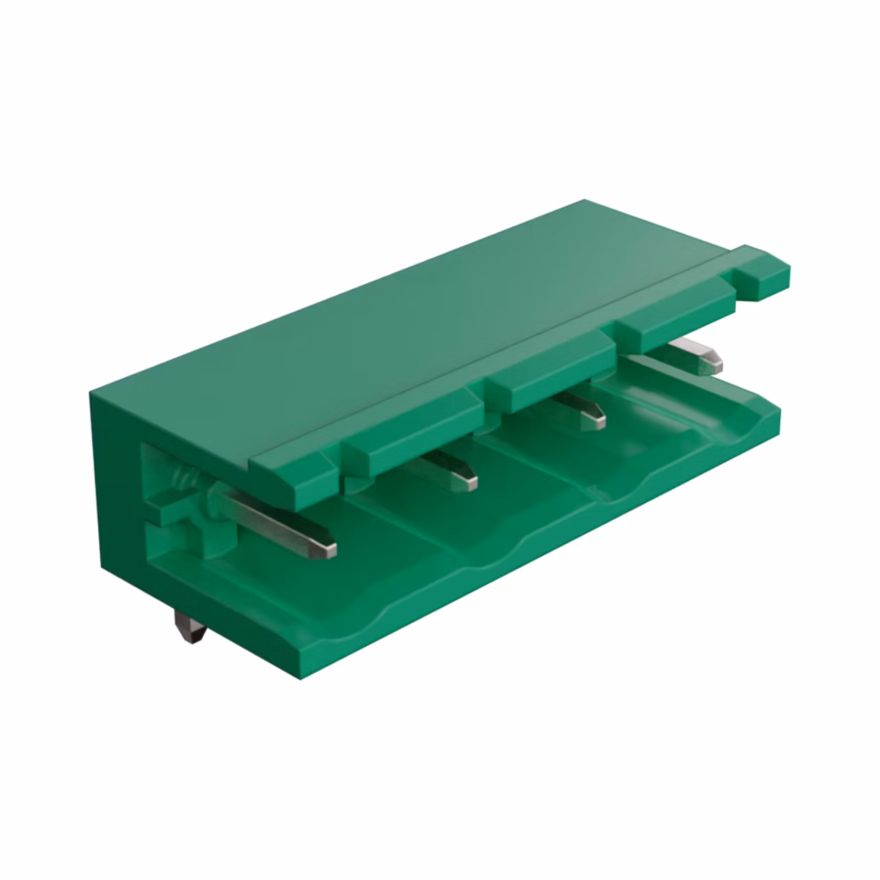 7.62mm Pitch Eurostyle Right-Angle PCB Header, Open Ends, 4 Circuits for sale