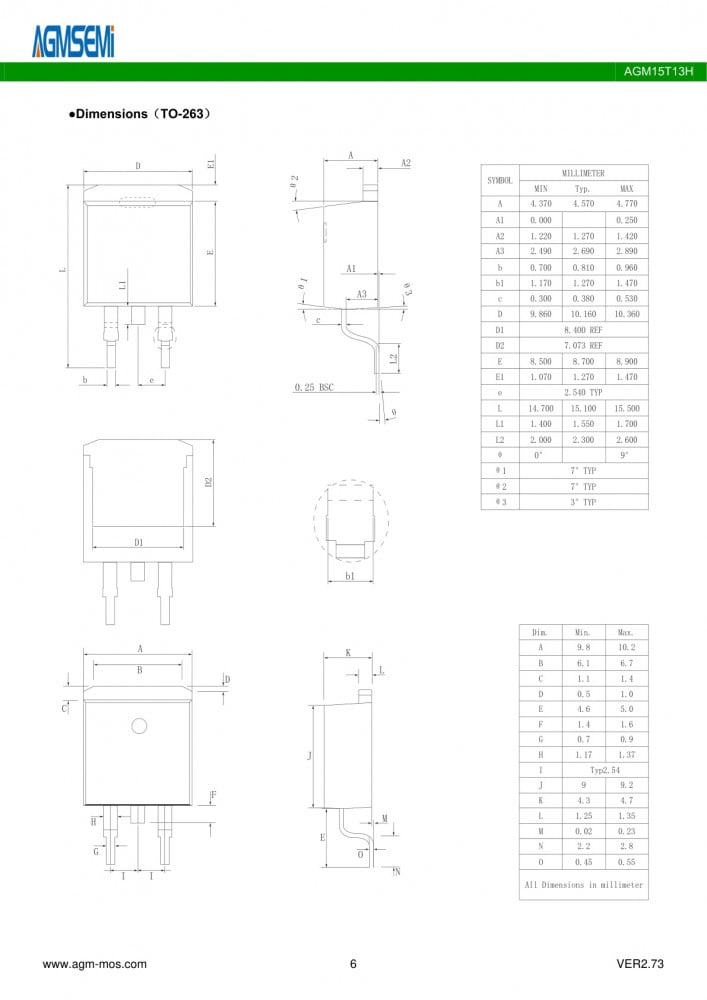 AGM15T13H datasheet page 6