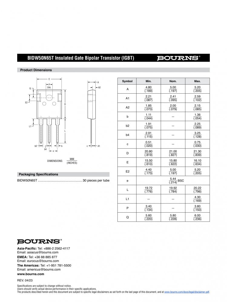 BIDW50N65T datasheet page 9
