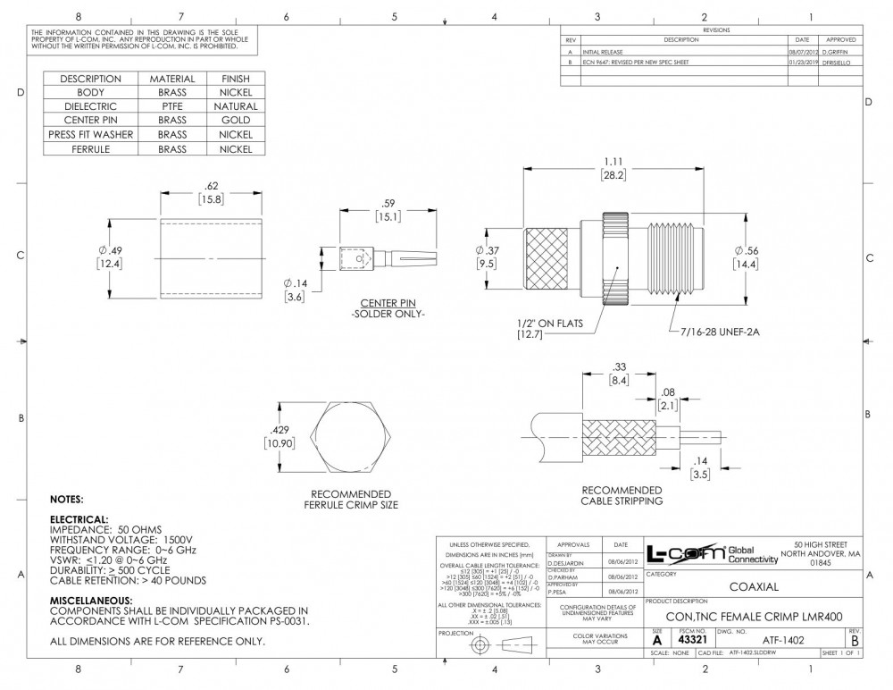 L-com ATF-1402 technical document preview