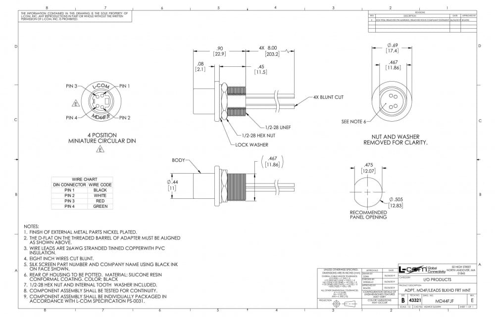 MD44FJF technical document page