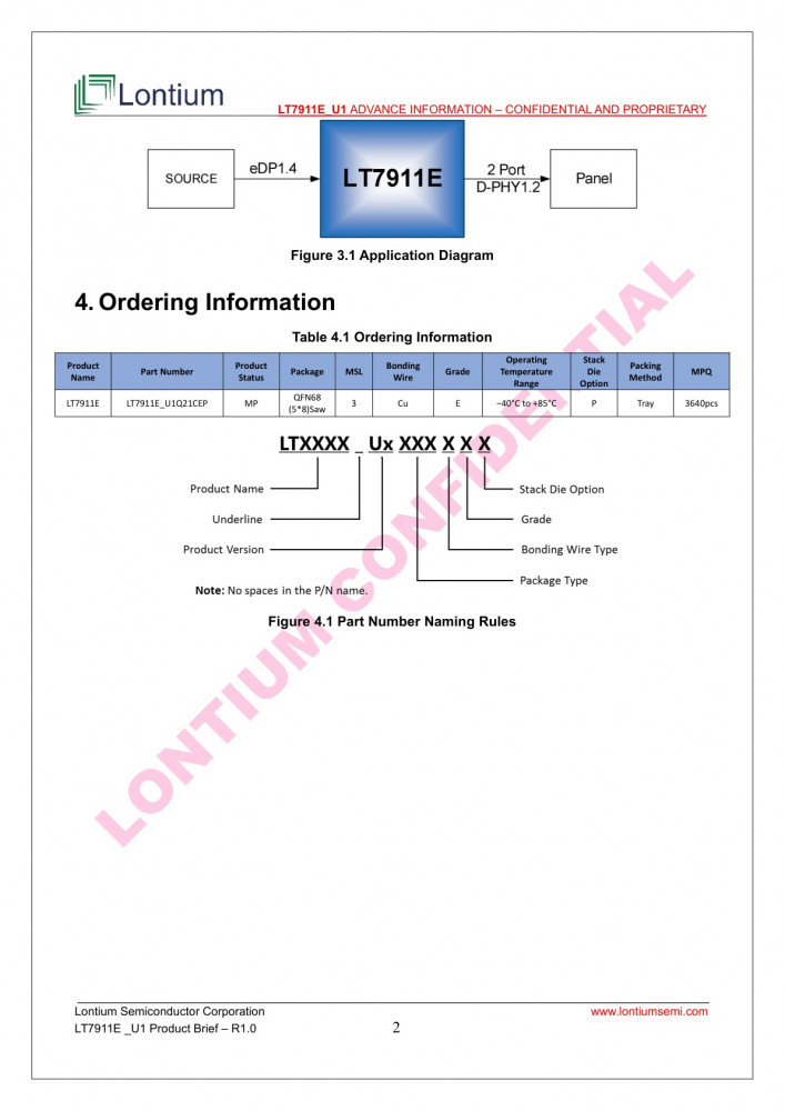 LT7911E technical document page 2
