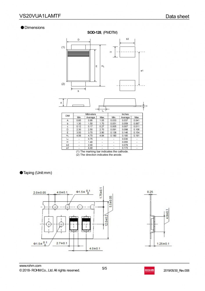 VS20VUA1LAMTFTR datasheet page 5