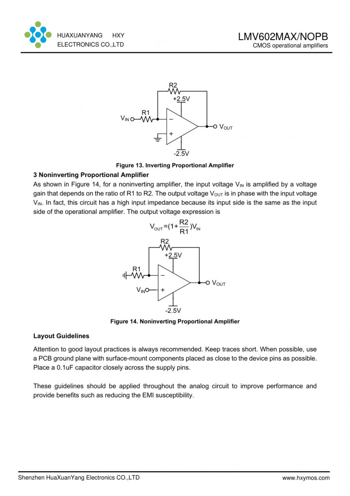 LMV602MAX/NOPB-HXY document page 9