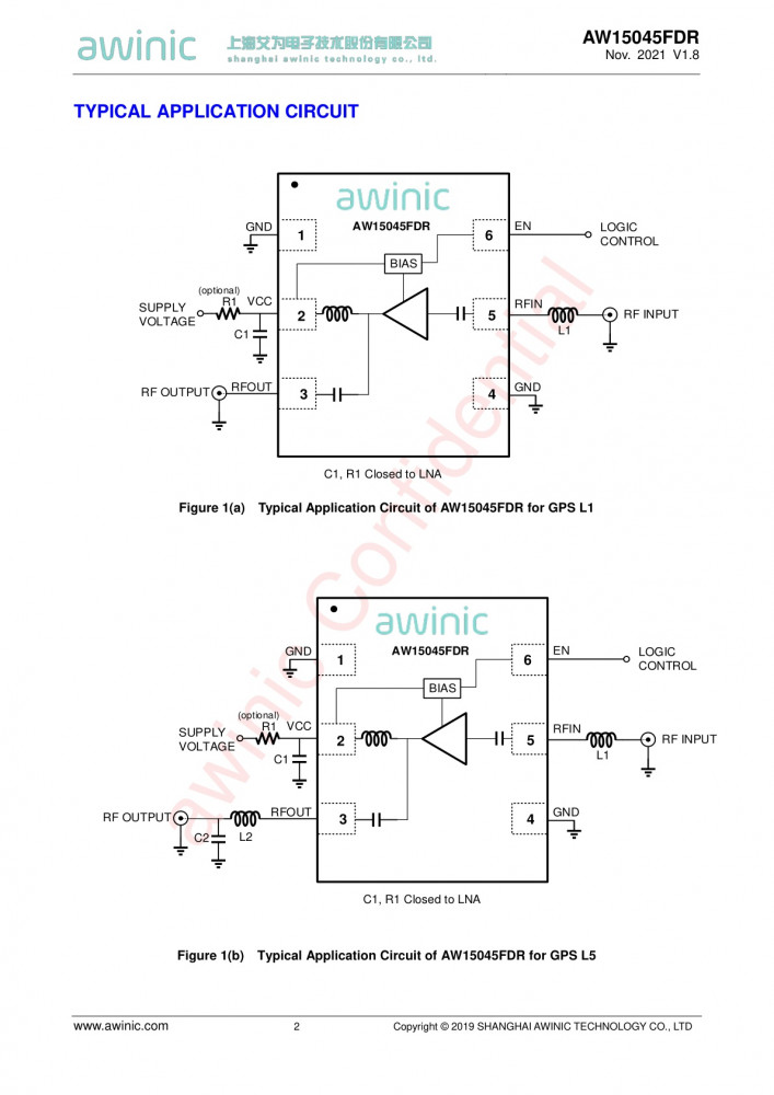 AW15045FDR datasheet page 2