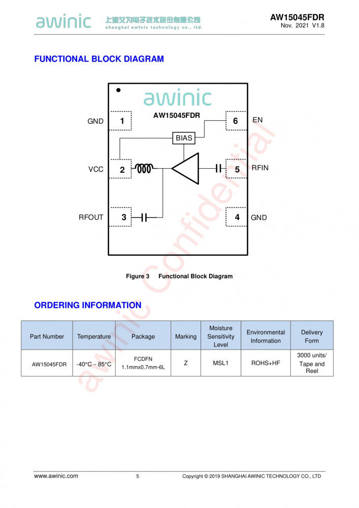 AW15045FDR datasheet page 5