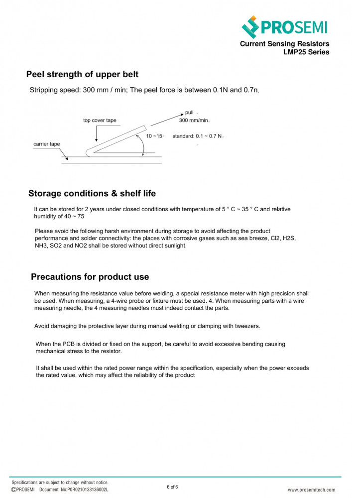 LMP25 technical document page 6