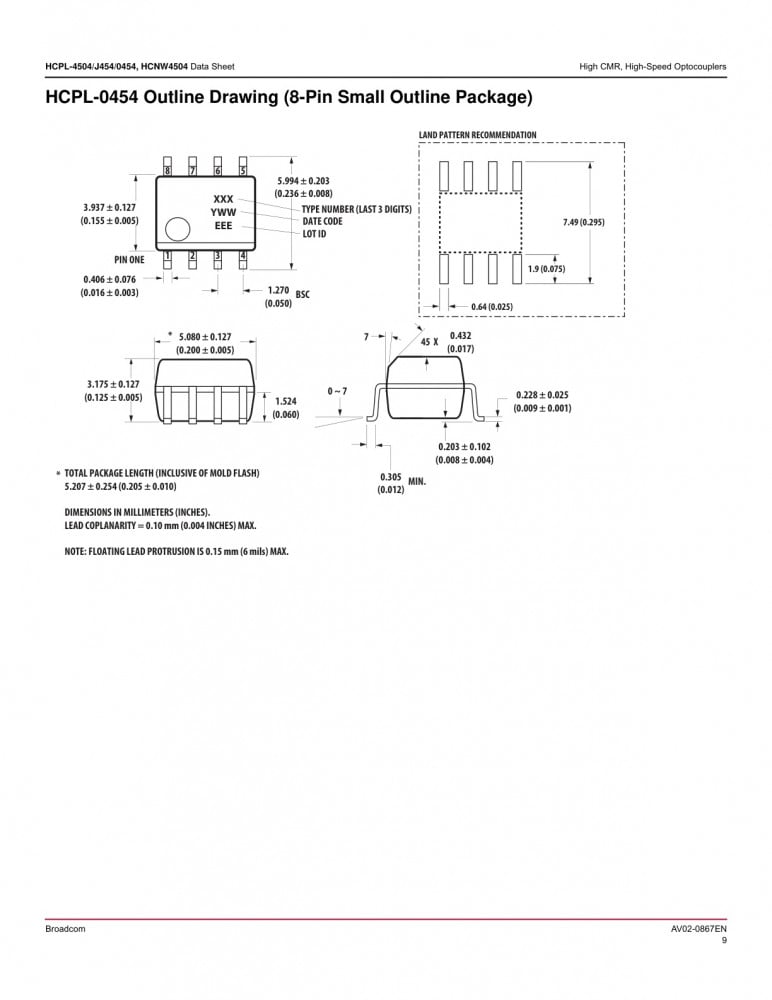 HCPL-J454-400E datasheet page 9
