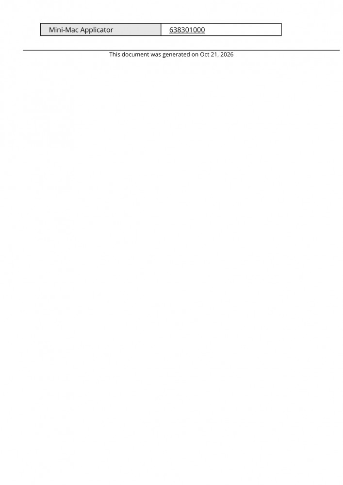 Technical document page 3 for Molex 638300305