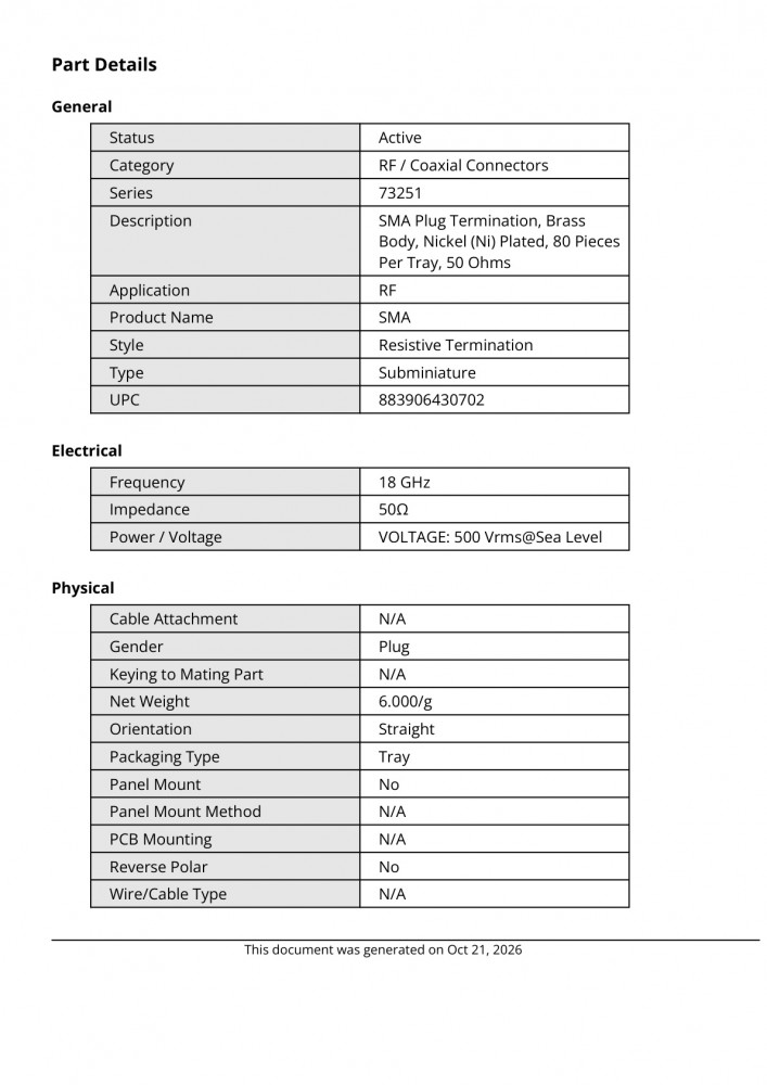 MOLEX 732513491 technical document image, page 2