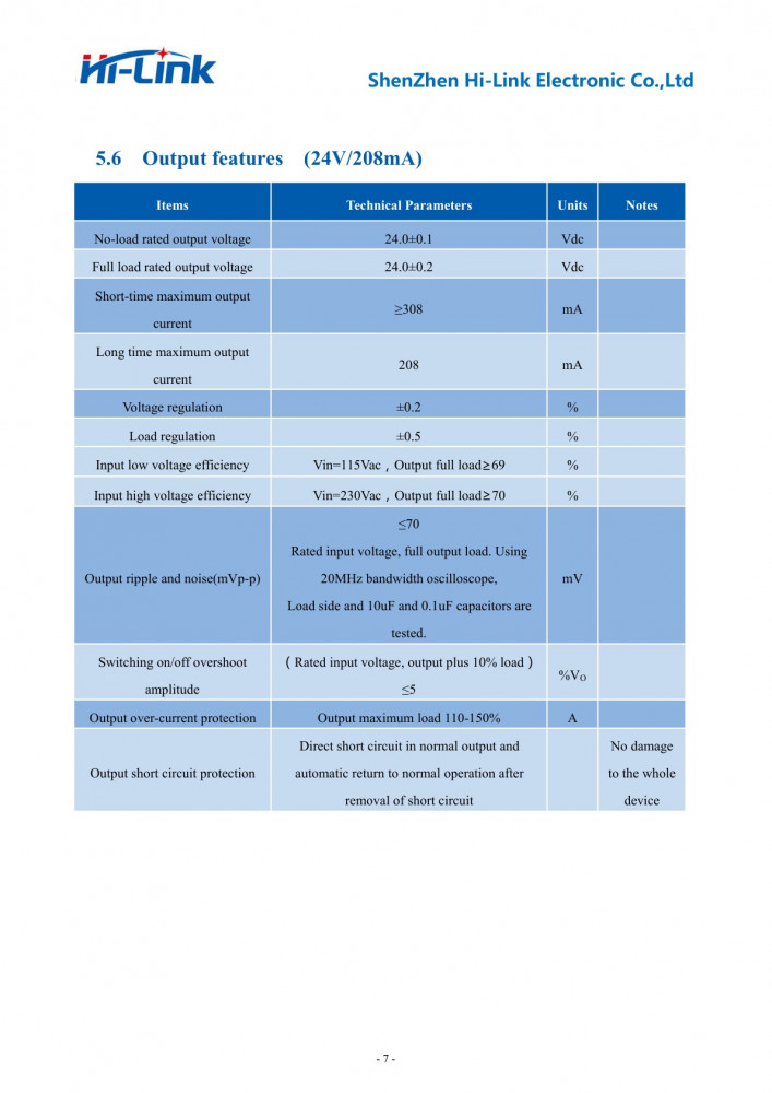 HLK-5M09 datasheet page 9
