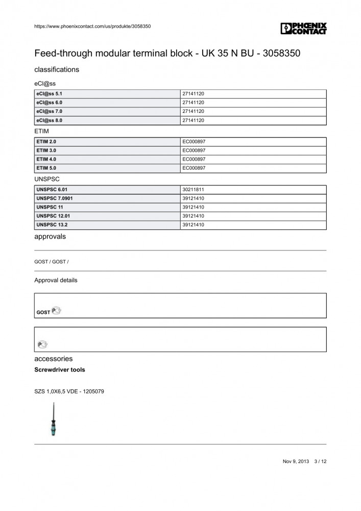 UK 35 N BU 3058350 technical document page 3
