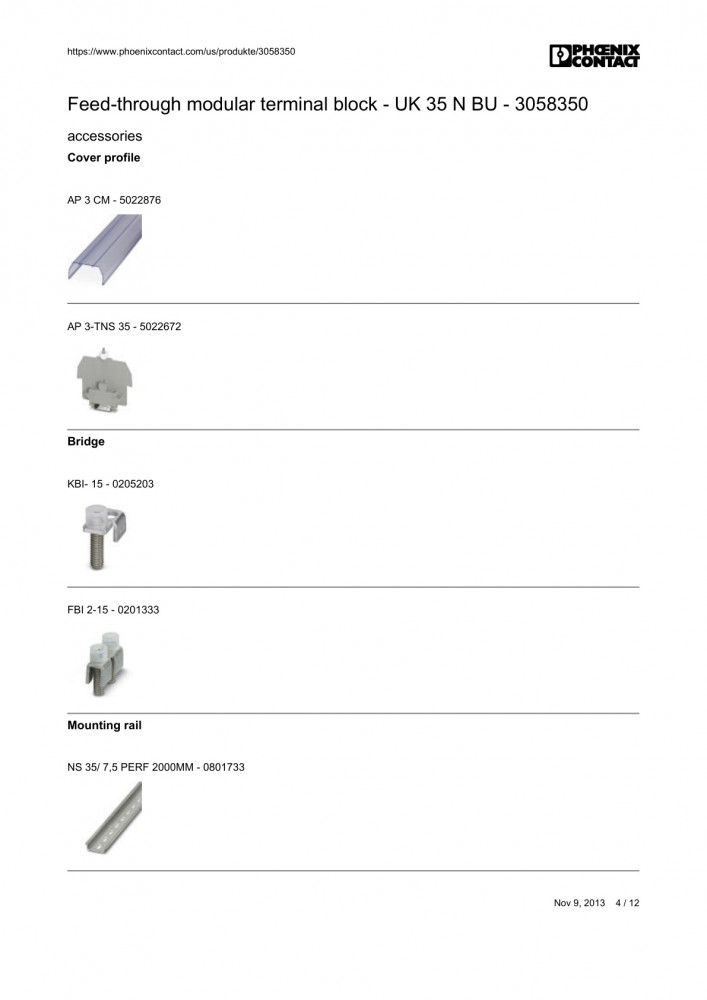 UK 35 N BU 3058350 technical document page 4