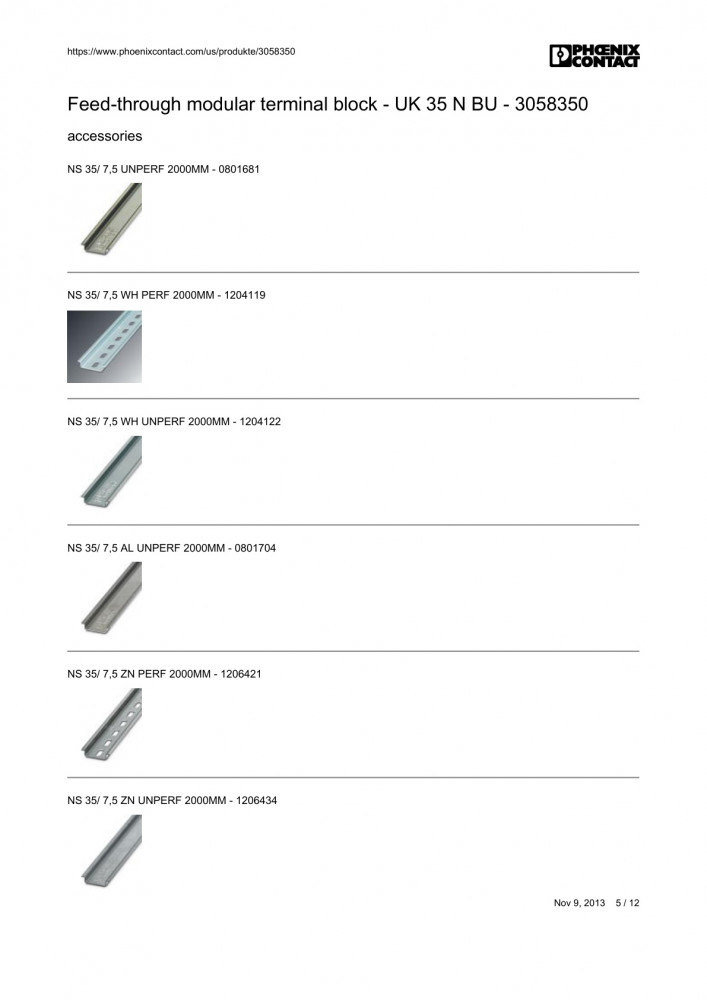 UK 35 N BU 3058350 technical document page 5