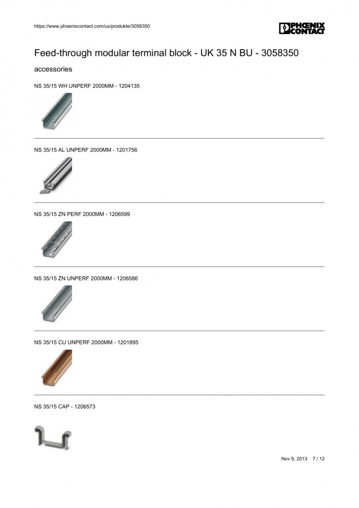 UK 35 N BU 3058350 technical document page 7