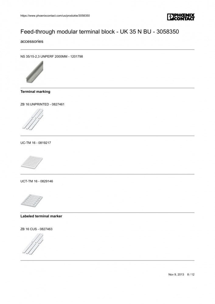 UK 35 N BU 3058350 technical document page 8