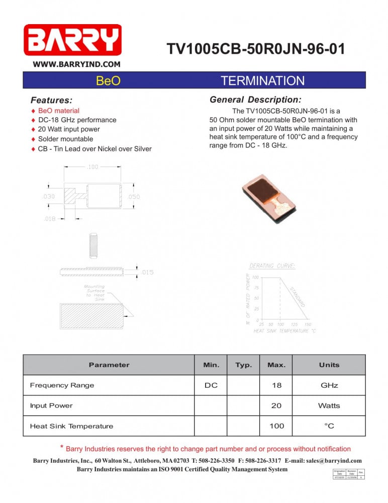 TV1005CB-50R0JN-96-01TR technical document