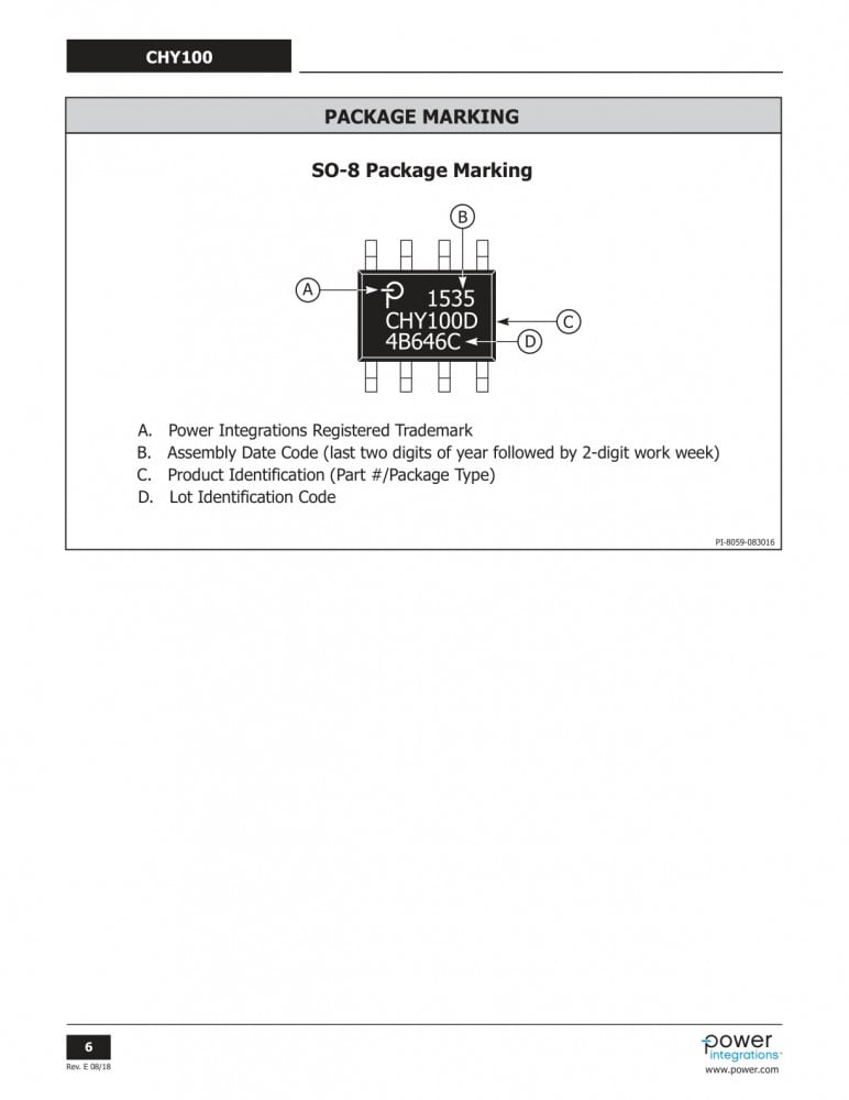 CHY100D-TL datasheet page 6