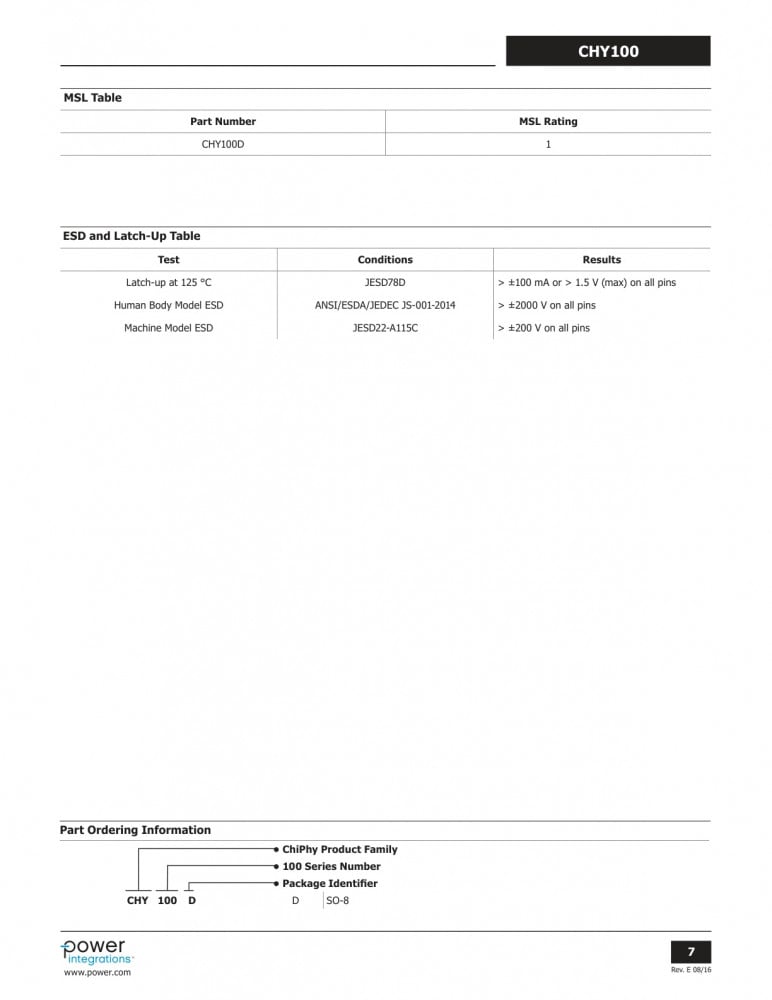 CHY100D-TL datasheet page 7