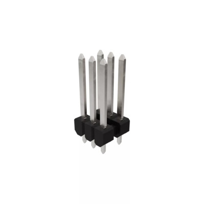 MX150 Dual Row Header, Vertical, 6 Circuits, 1.5µm Tin (Sn) Plating, 16.09mm Mating Pin Length, 3.05mm PC Tail Length for sale