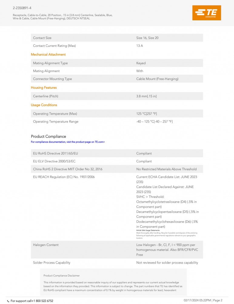 2-2350891-4 technical document page 2