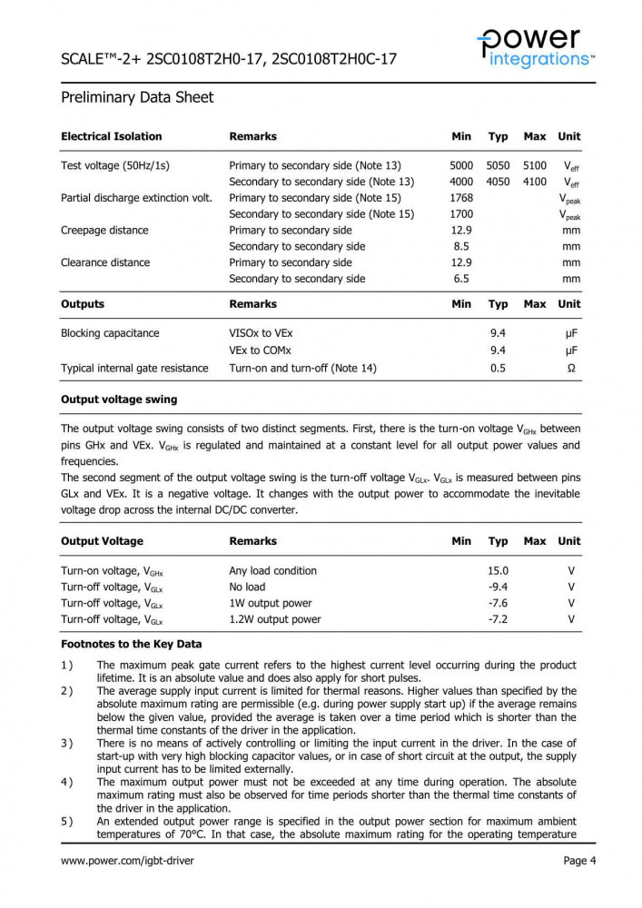 2SC0108T2H0C-17 datasheet page 4