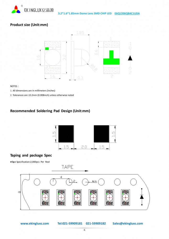 E6Q1206QBAC1UDA datasheet page 6