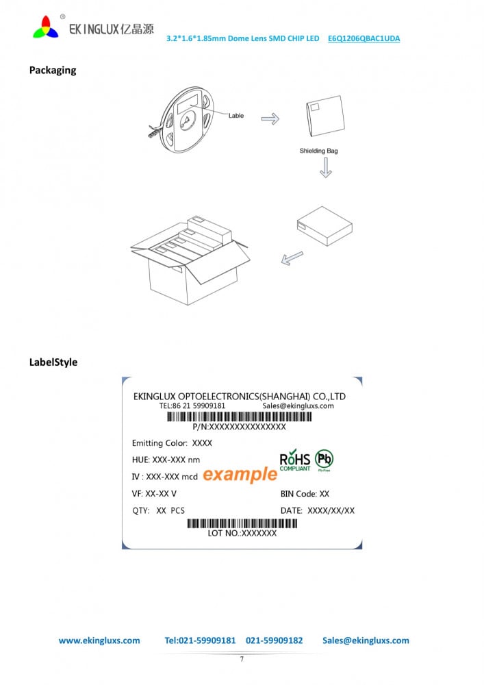 E6Q1206QBAC1UDA datasheet page 7