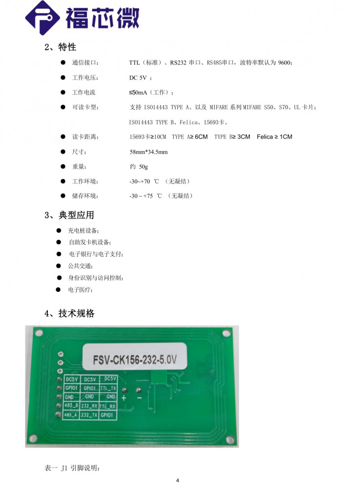 FSV-CK156 datasheet page 4