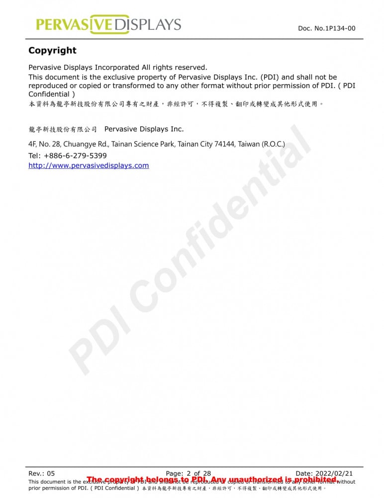 E2144CS021 specification page 2