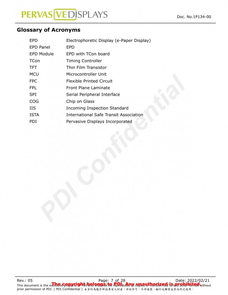 E2144CS021 specification page 7