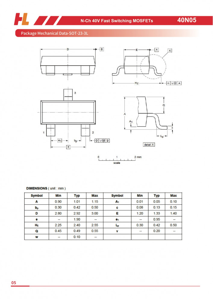 HL 40N05 datasheet page 5