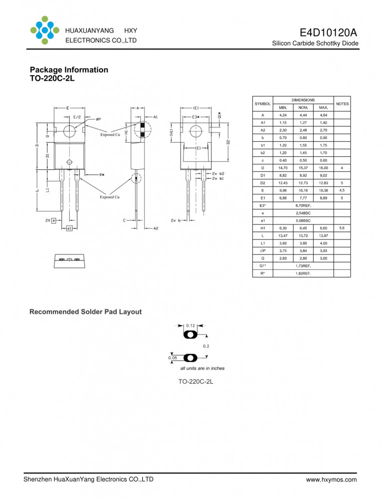 E4D10120A-HXY datasheet page 5