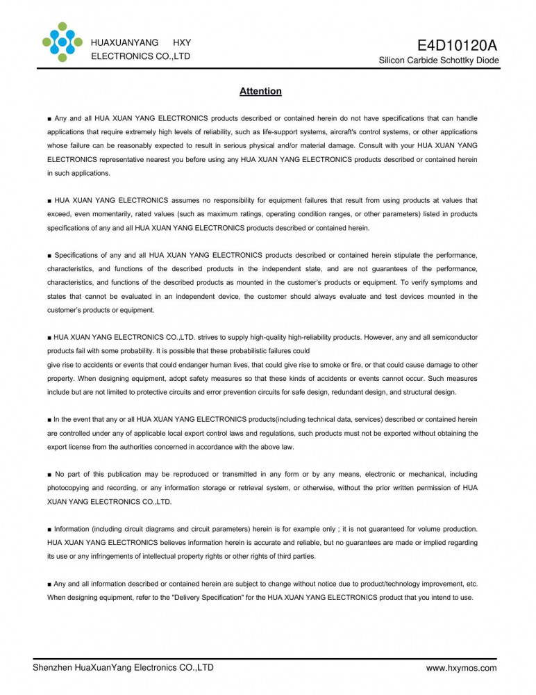 E4D10120A-HXY datasheet page 6