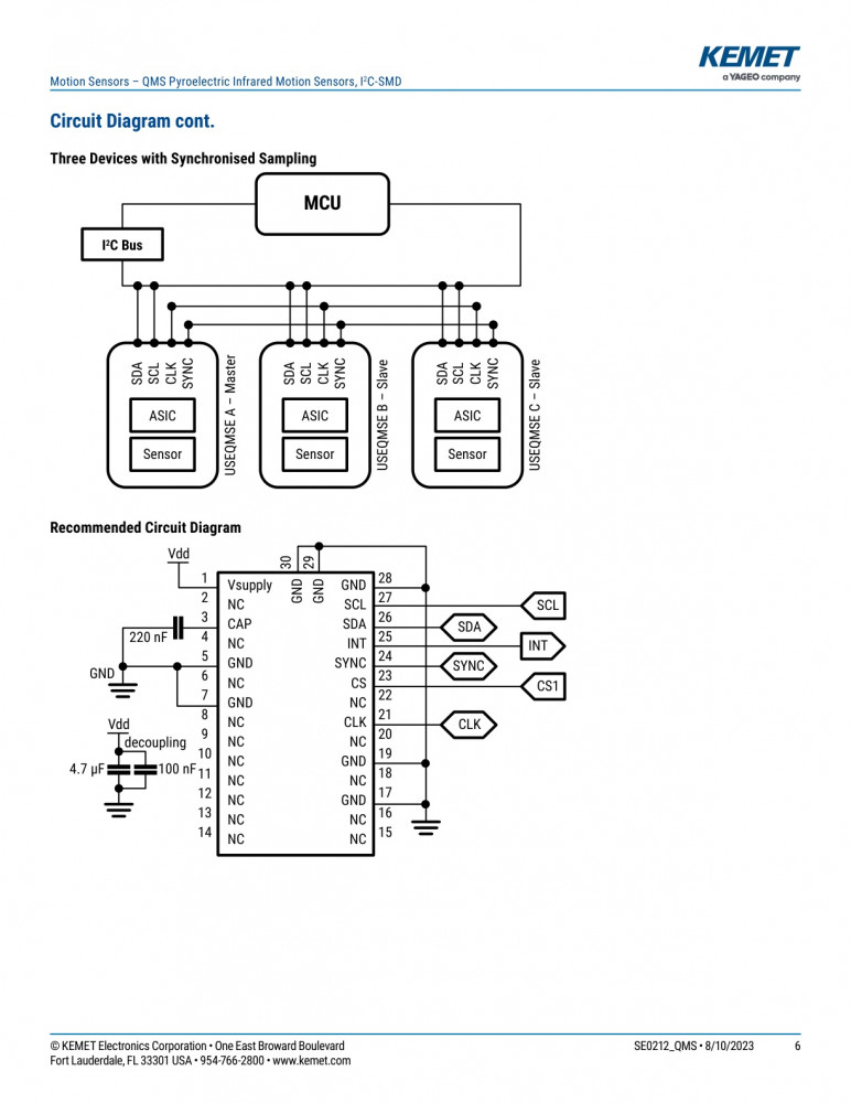 KEMET USEQMSEA220980 technical document page 6