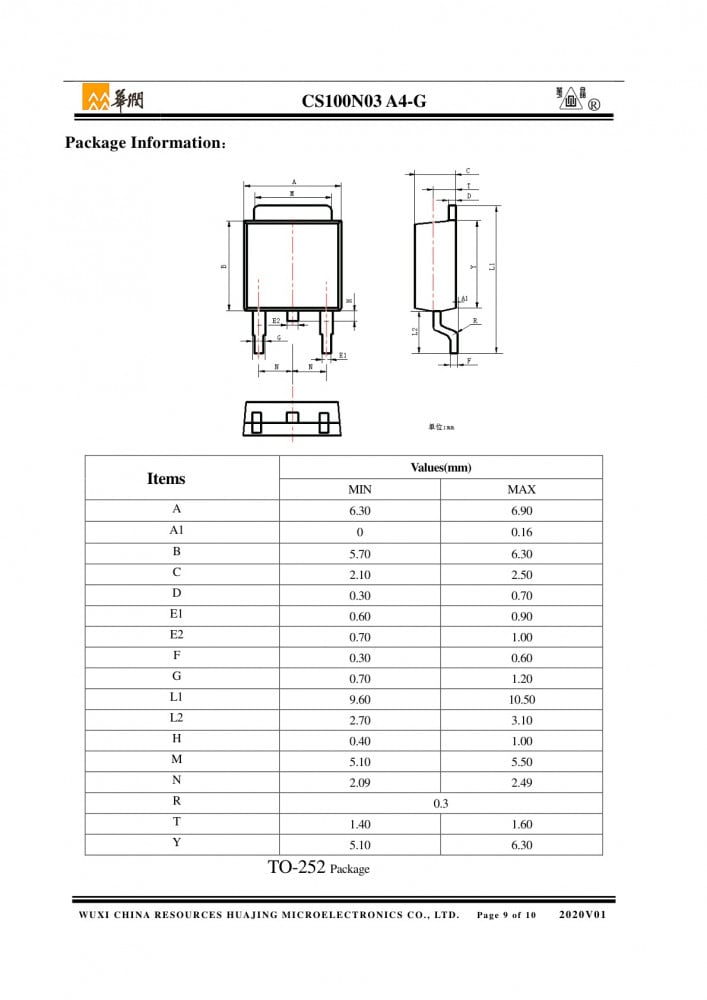CS100N03A4-G datasheet page 9