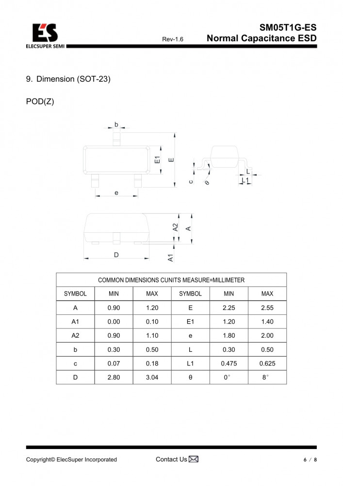 SM05T1G-ES datasheet page 6