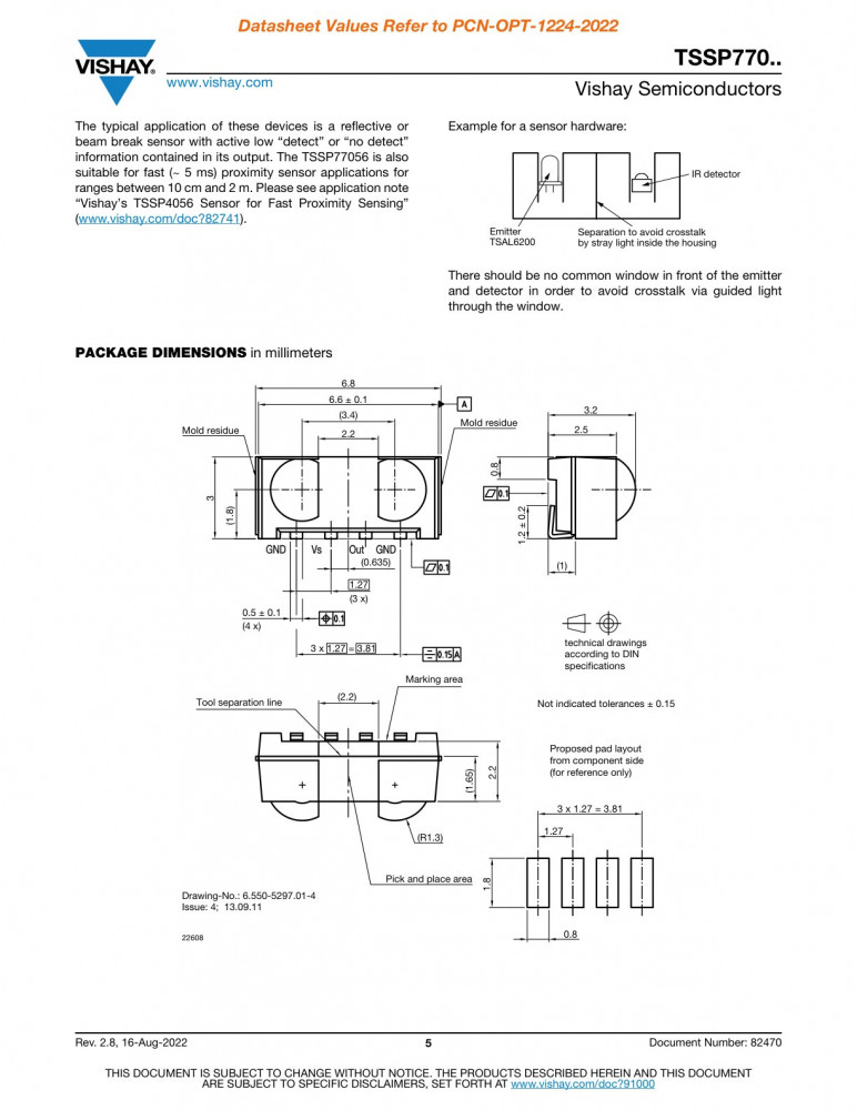 TSSP77038ETR datasheet page 5