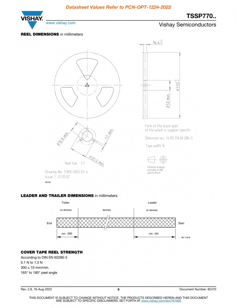 TSSP77038ETR datasheet page 9