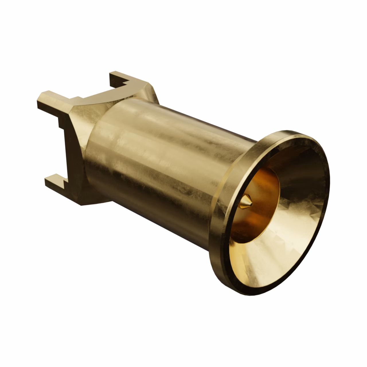 SMP-MAX Plug, Straight, Smooth Bore, Catchers Mitt, PCB, Through Hole, Surface Mount Signal Contact, 50 Ohms for sale