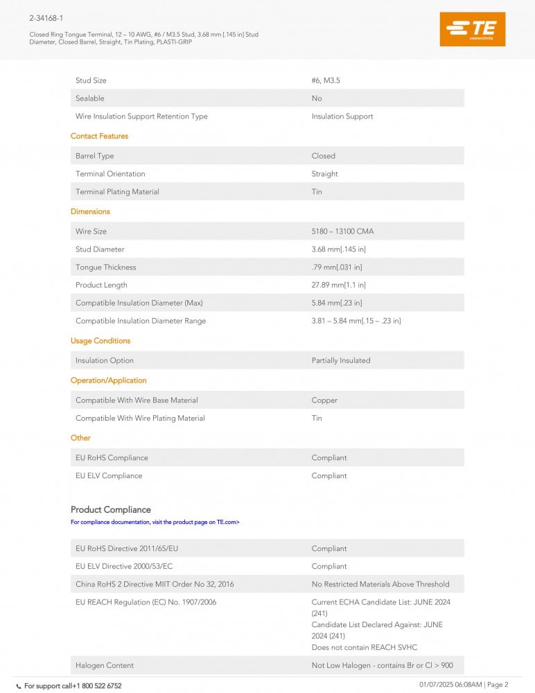 2-34168-1 technical document page 2