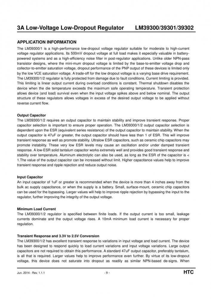 LM39300R-3.3 datasheet page 9