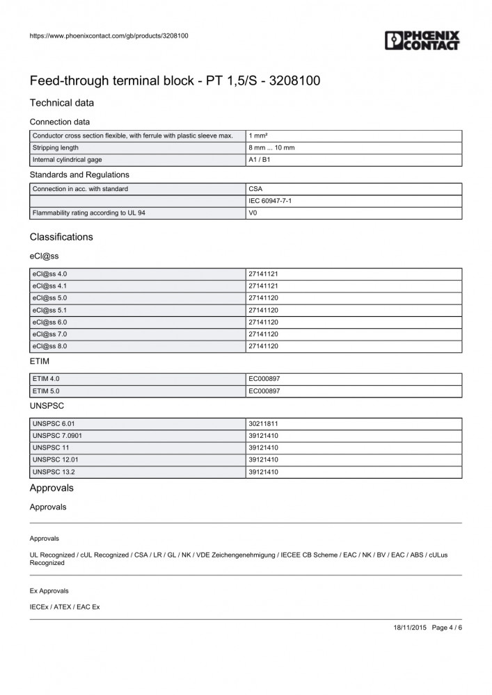 PT 1,5/S technical document page 4