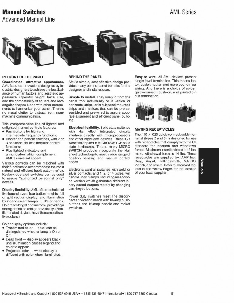 Honeywell AML manual page 2