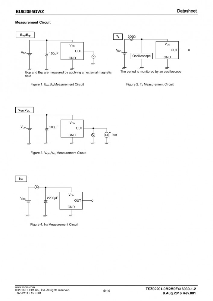 BU52095GWZ-E2 datasheet page 4