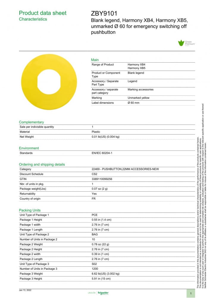ZBY9101 technical document page 1